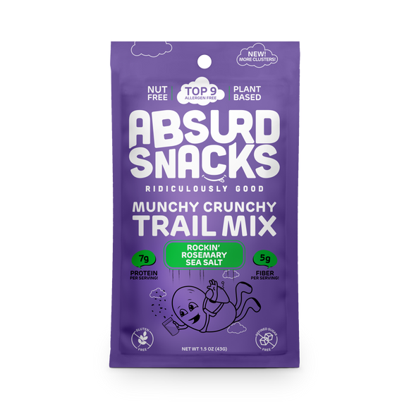 Absurd Snacks: inclusive snacking made easy.